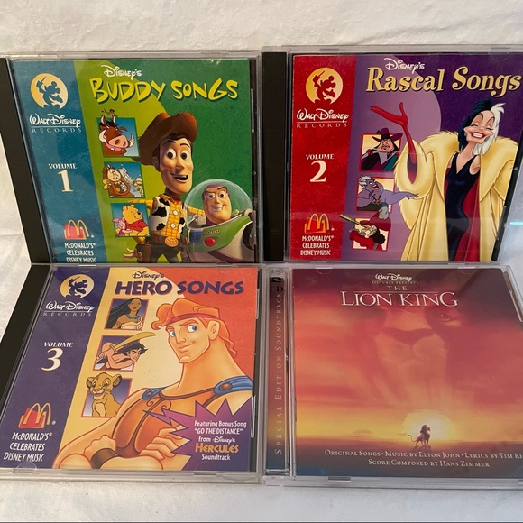 Media | Disney Music Cds For Kids Bundle Of 4 Cds Great For Road Trips ...